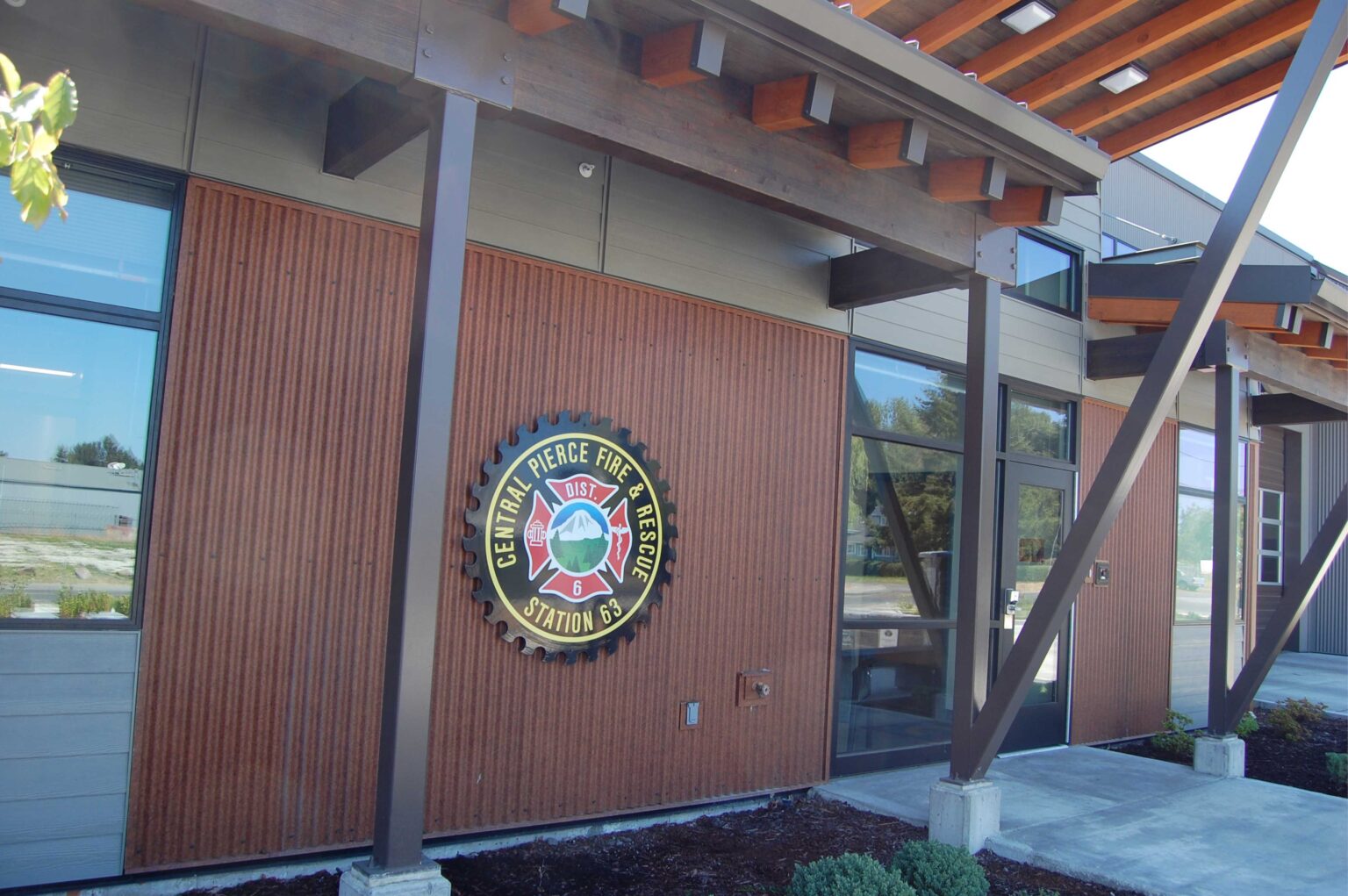The Shoreline Fire Station Featuring AEP Span's Metal Siding
